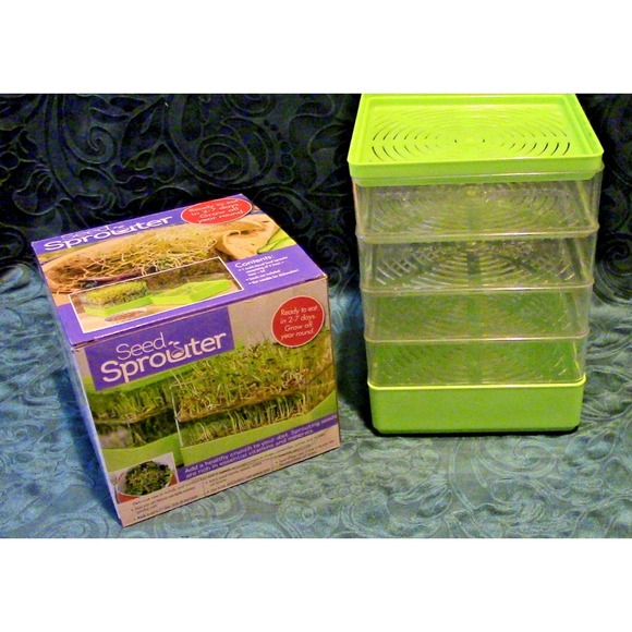 Seed Sprouter Brand | Fish | 4tier Seed Sprouter Kit Stackable Growing ...